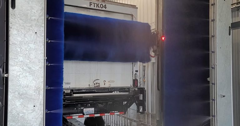 Superior 3-D Gantry Truck Wash: Best 18 Wheeler Fleet Washes