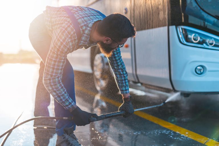 Why Truck Drivers Swear by Hand Power Washing for Their Tractors